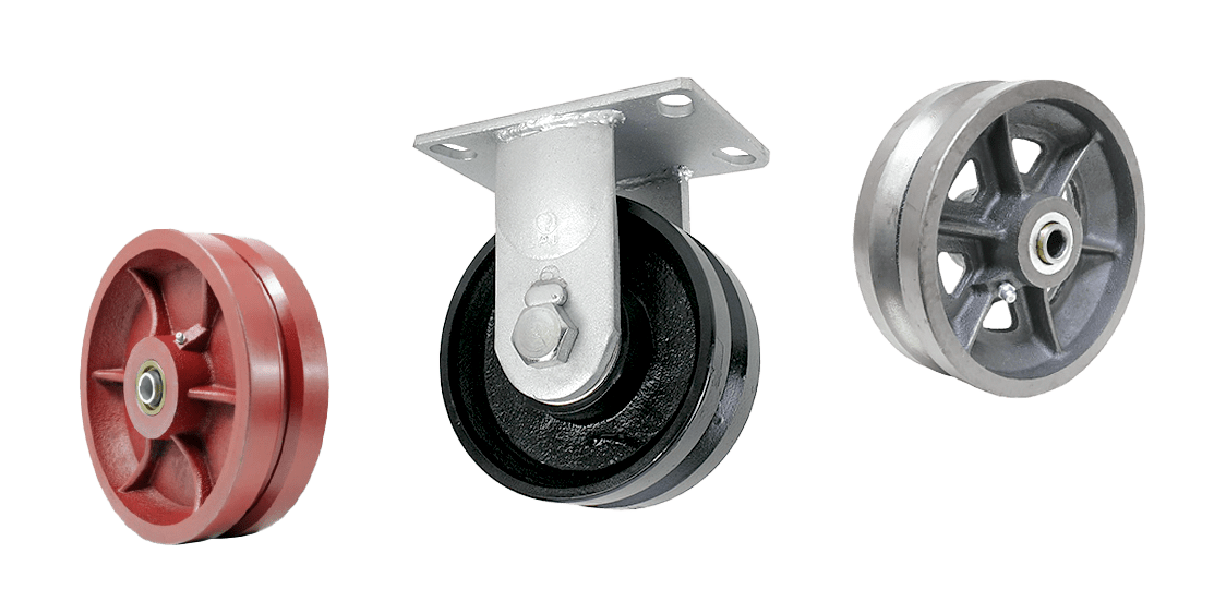 Ruedas y rodajas industriales con amplio stock